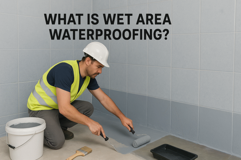 What Is Wet Area Waterproofing?